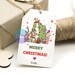 Grinch Christmas Gift Tags - Editable & Printable Holiday Favor Tags - Etsy