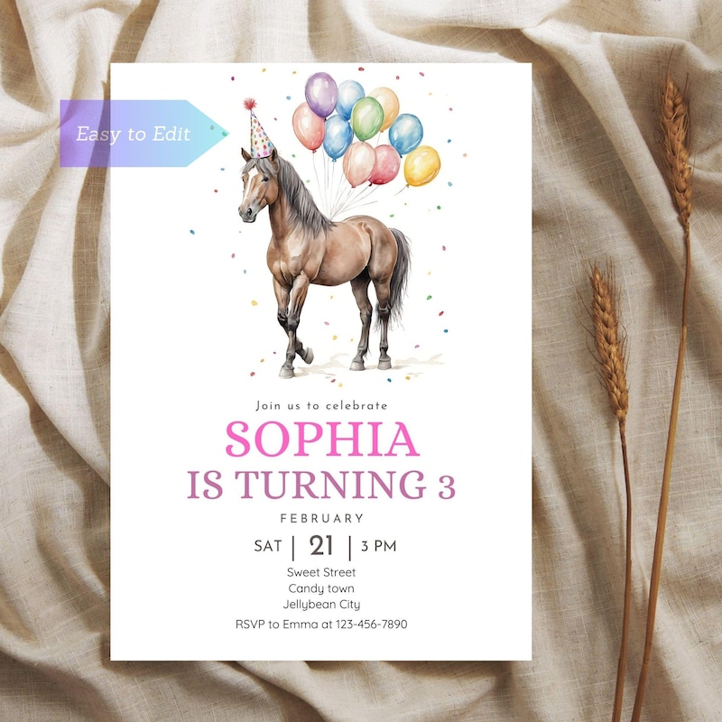 Horse Themed Birthday Party - Etsy