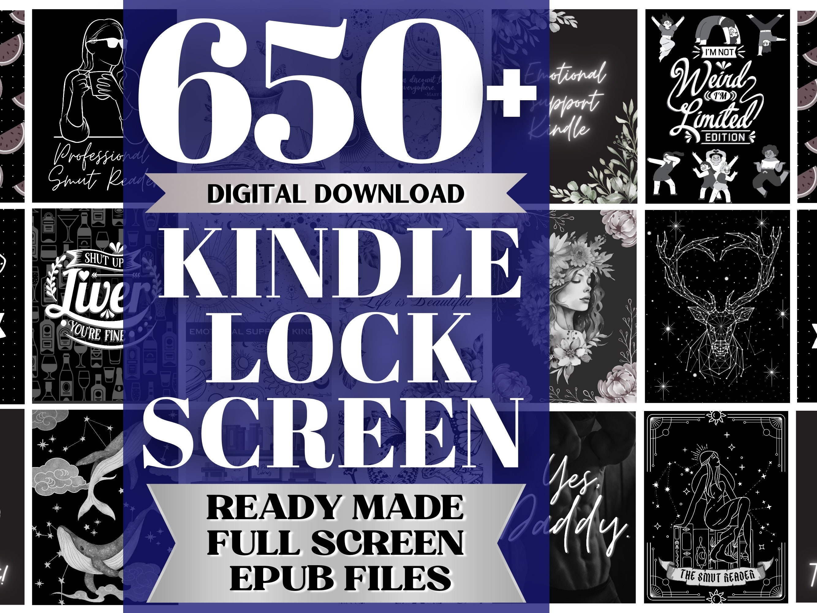 650 Kindle FULL Screen Lockscreen Screensaver Wallpaper Digital ...