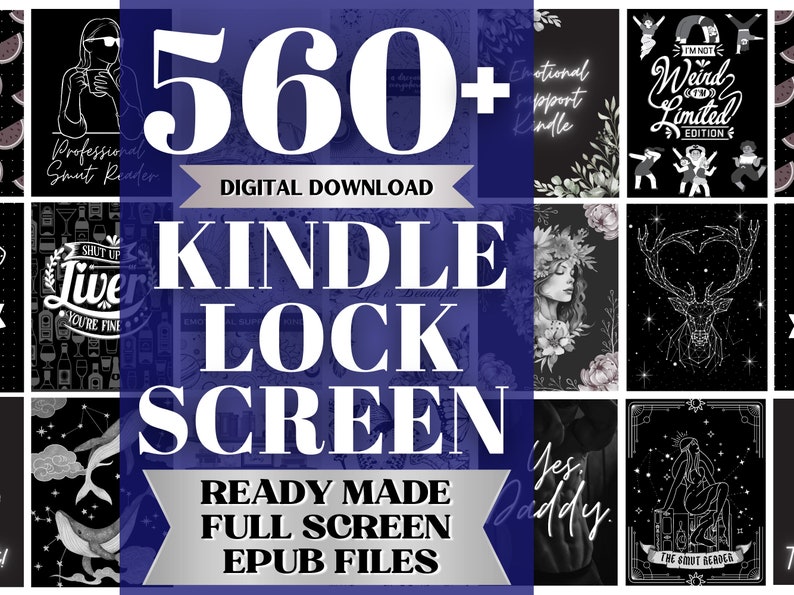 560 Kindle FULL Screen Lockscreen Screensaver Wallpaper - Etsy