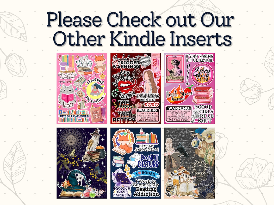 Smut Kindle Case Insert Printable for Kindle Paperwhite Basic Oasis ...