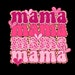 Retro Mama Flower PNG: Leopard Heart Sublimation Design (digital ...