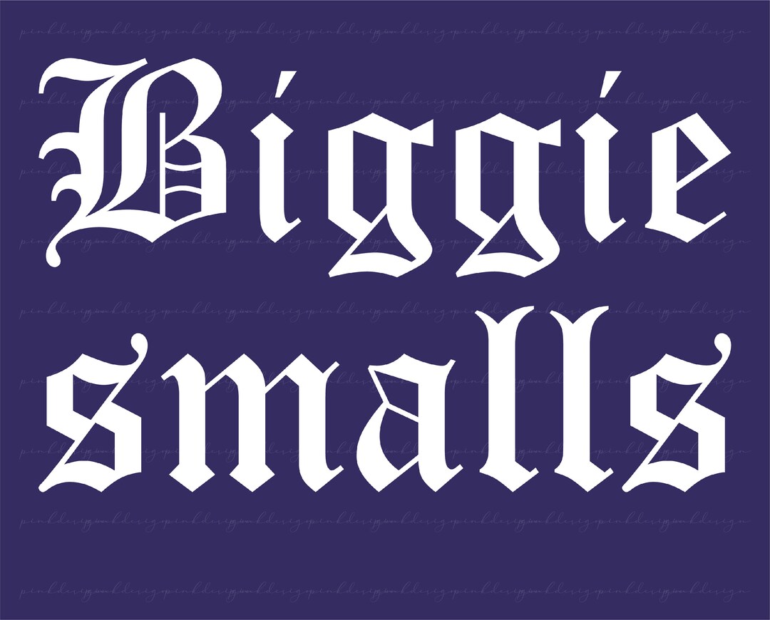 Biggie Smalls Matching Png-svg,matching Dad and Kids Svg,fathers Day ...