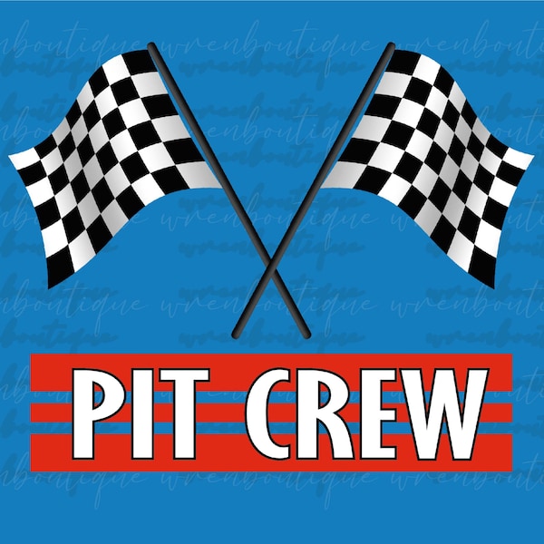 Pit Crew Silhouette - Etsy