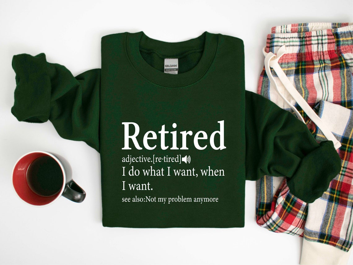 Funny Retired Definition SVG: Retirement Saying (digital Download ...