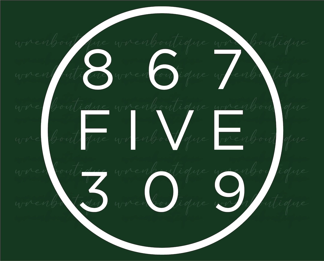 Funny Music Svg,jenny 867-5309 Svg,funny Music Svg,jenny 867-5309 Svg ...