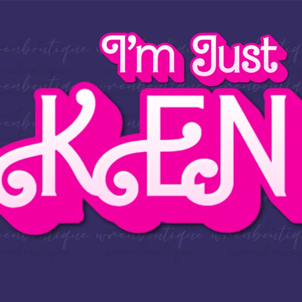 Im Just Ken Shirts - Etsy
