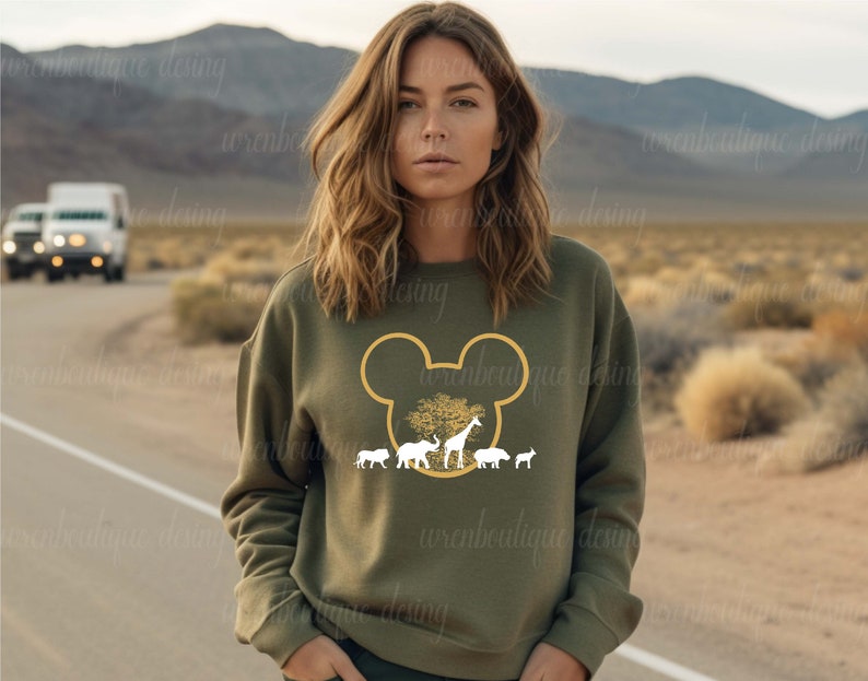 Clipart de Mickey Safari: Reino Animal PNG (Descarga digital) - Etsy España
