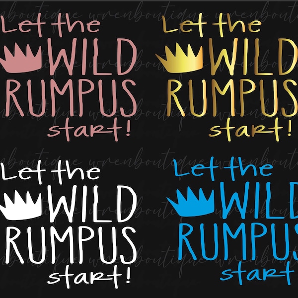 Let the Wild Rumpus - Etsy