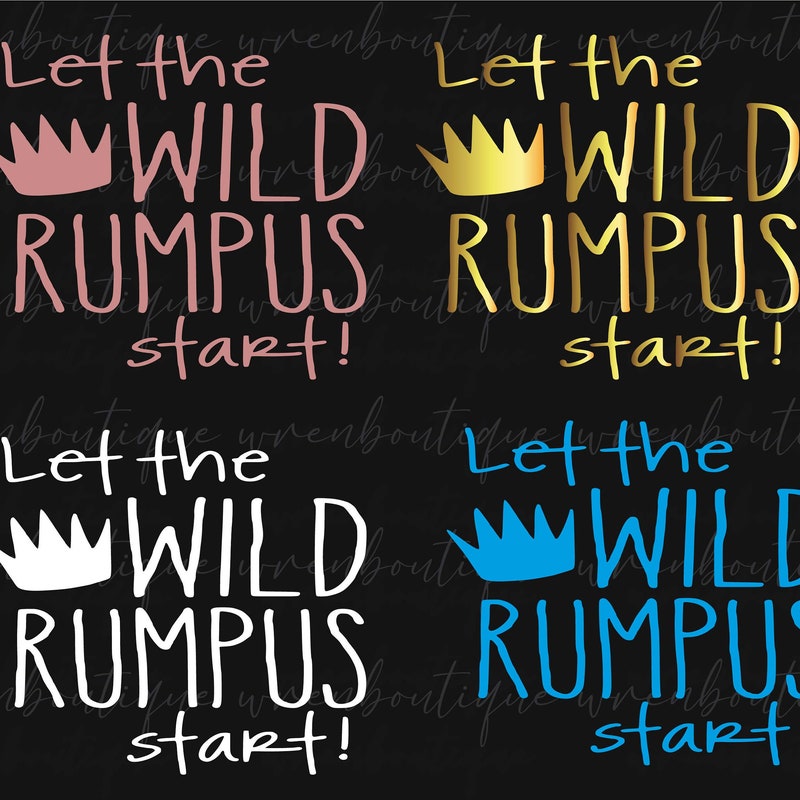 Let the Wild Rumpus - Etsy