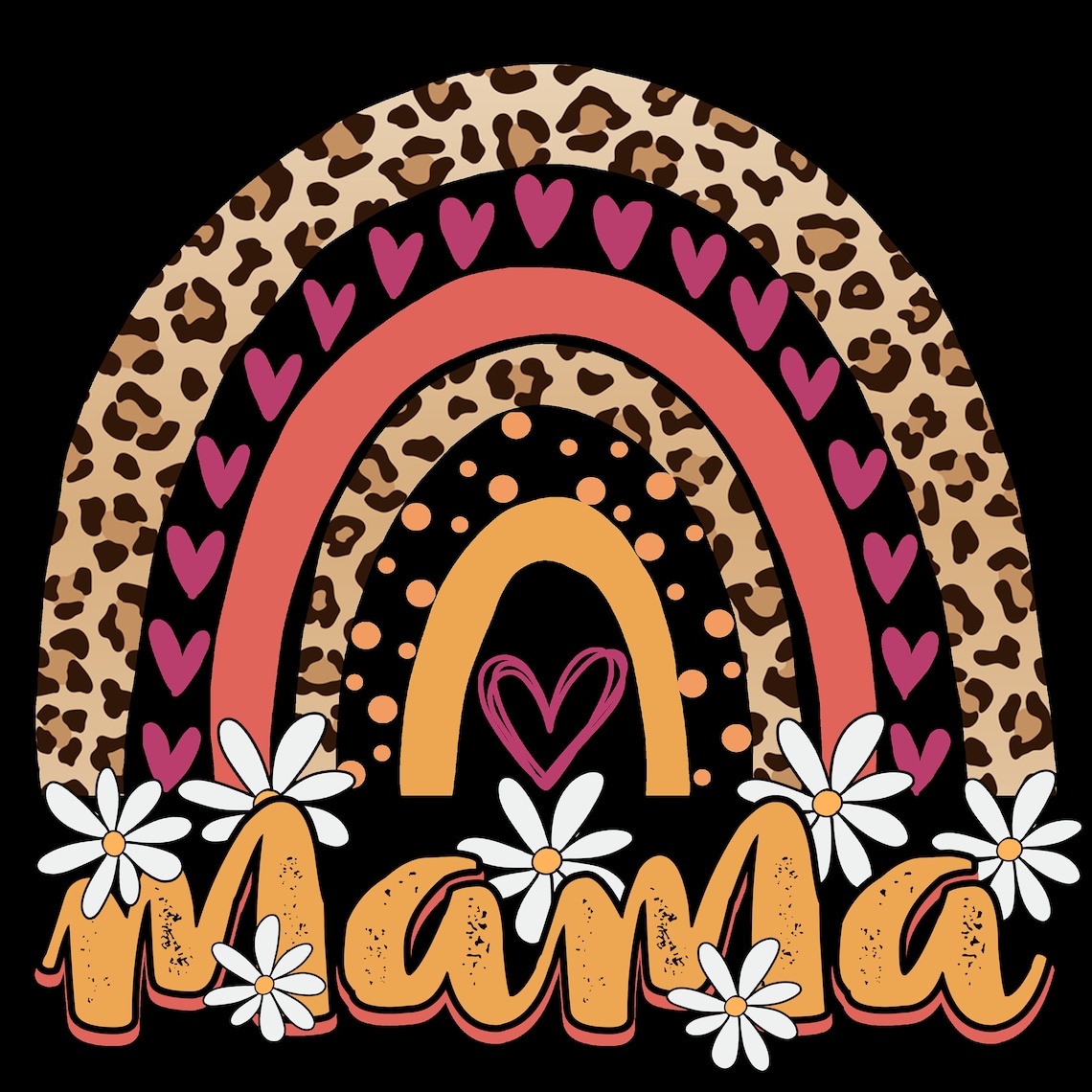 Mama Retro Flower PNG Sublimation Png Mama Png Retro Png Sublimation ...