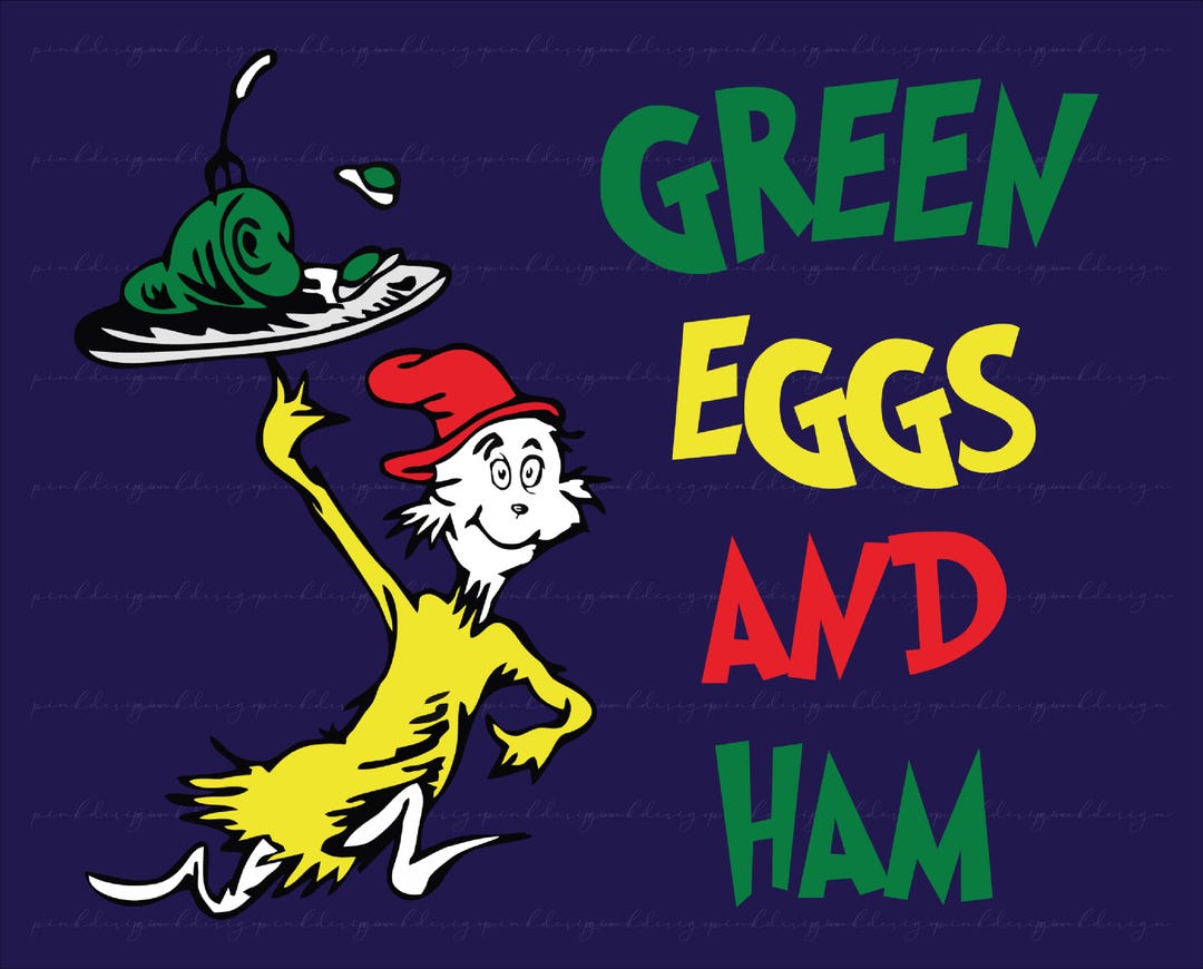 Green Eggs and Ham Png, Dr Suess Week Reading Png, Read Across America ...