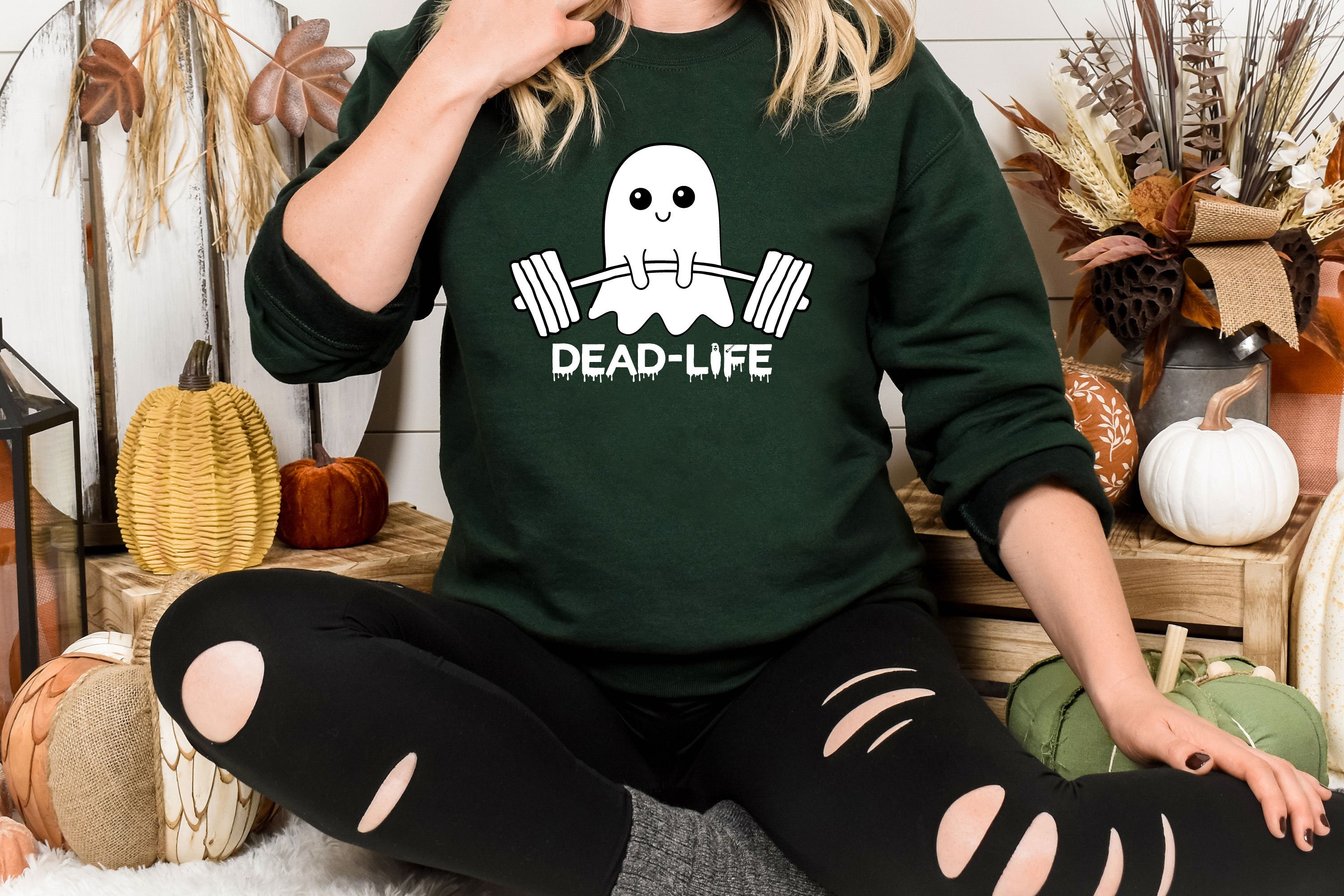 Gym Ghost SVG, Dead-lift SVG - Etsy