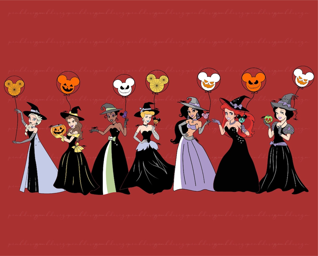 Disney Halloween Princess Png, Disney Halloween Png, Halloween Witchy ...