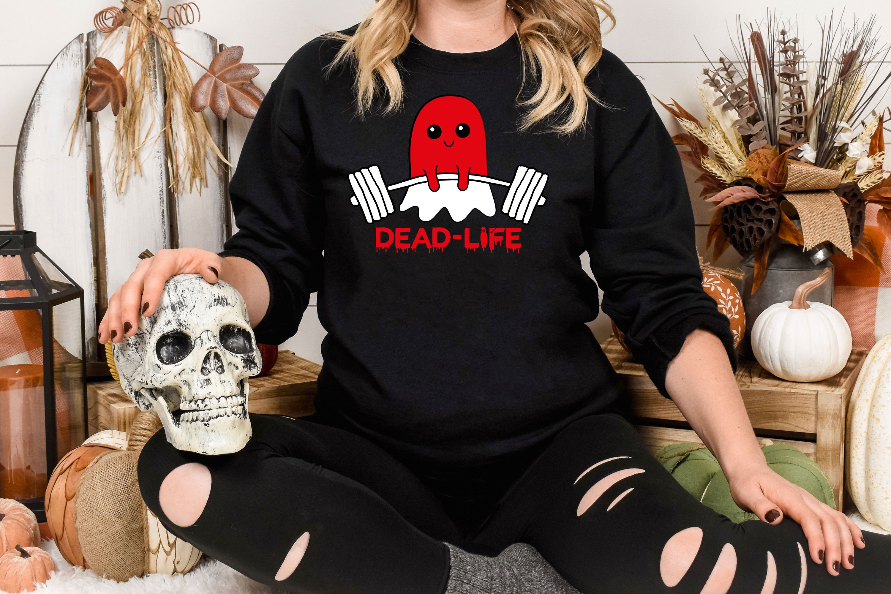 Gym Ghost SVG, Dead-lift SVG - Etsy