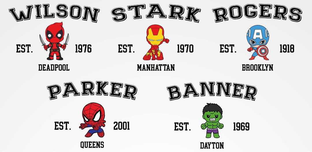 Custom Avengers Names Png, Assembled Avengers Png, Marvel Heroes Png ...