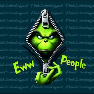 Ewww People Greench Christmas PNG (digital Download) - Etsy