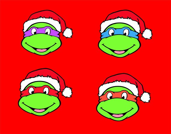 Ninja Turtle Christmas Clip Art