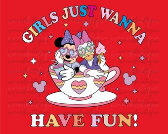 Girls Just Wanna Have Fun Svg, Summer Vibes Svg, Groovy Style Svg ...