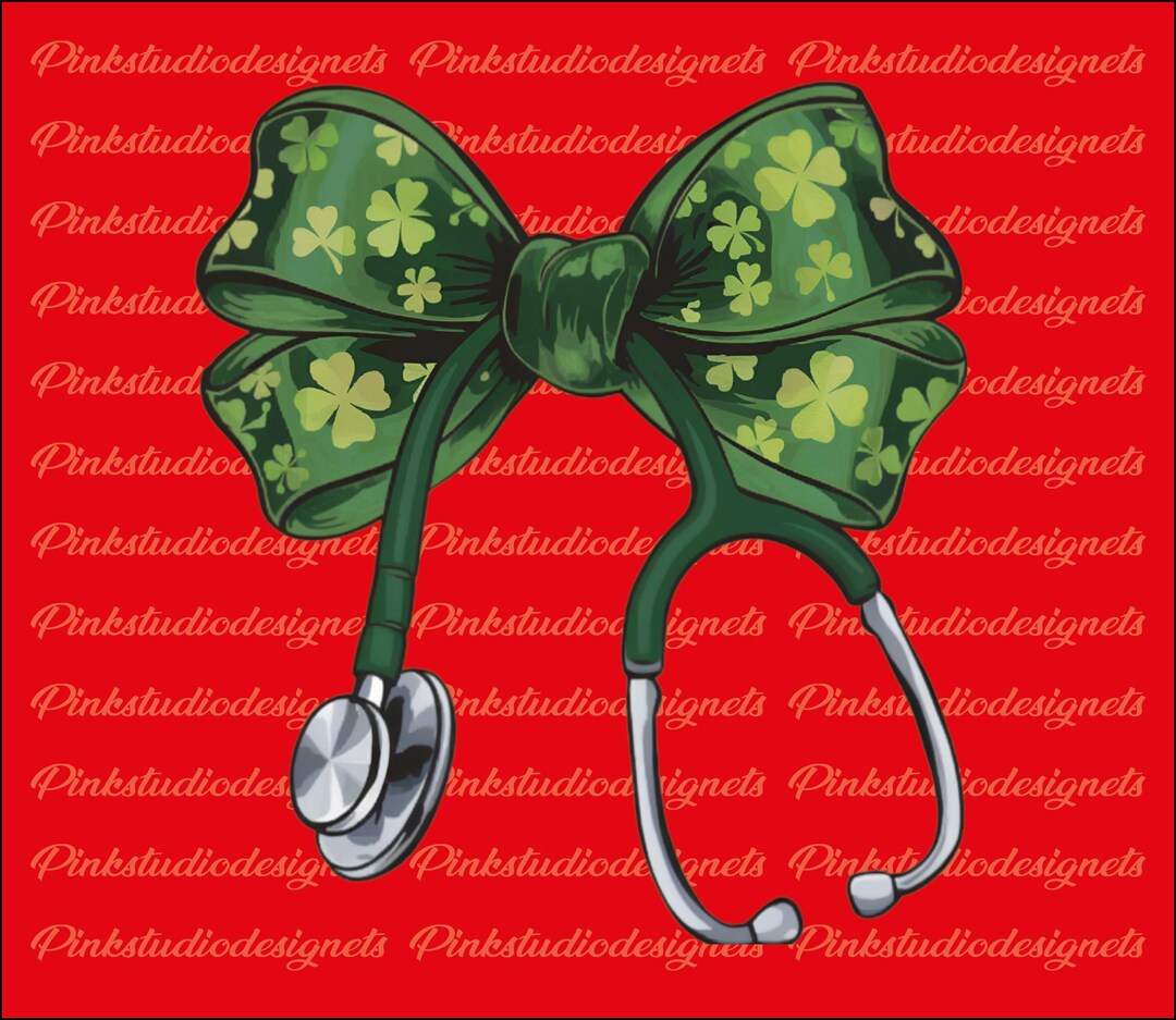 St. Patrick's Nurse PNG: Shamrock Stethoscope (digital Download) - Etsy