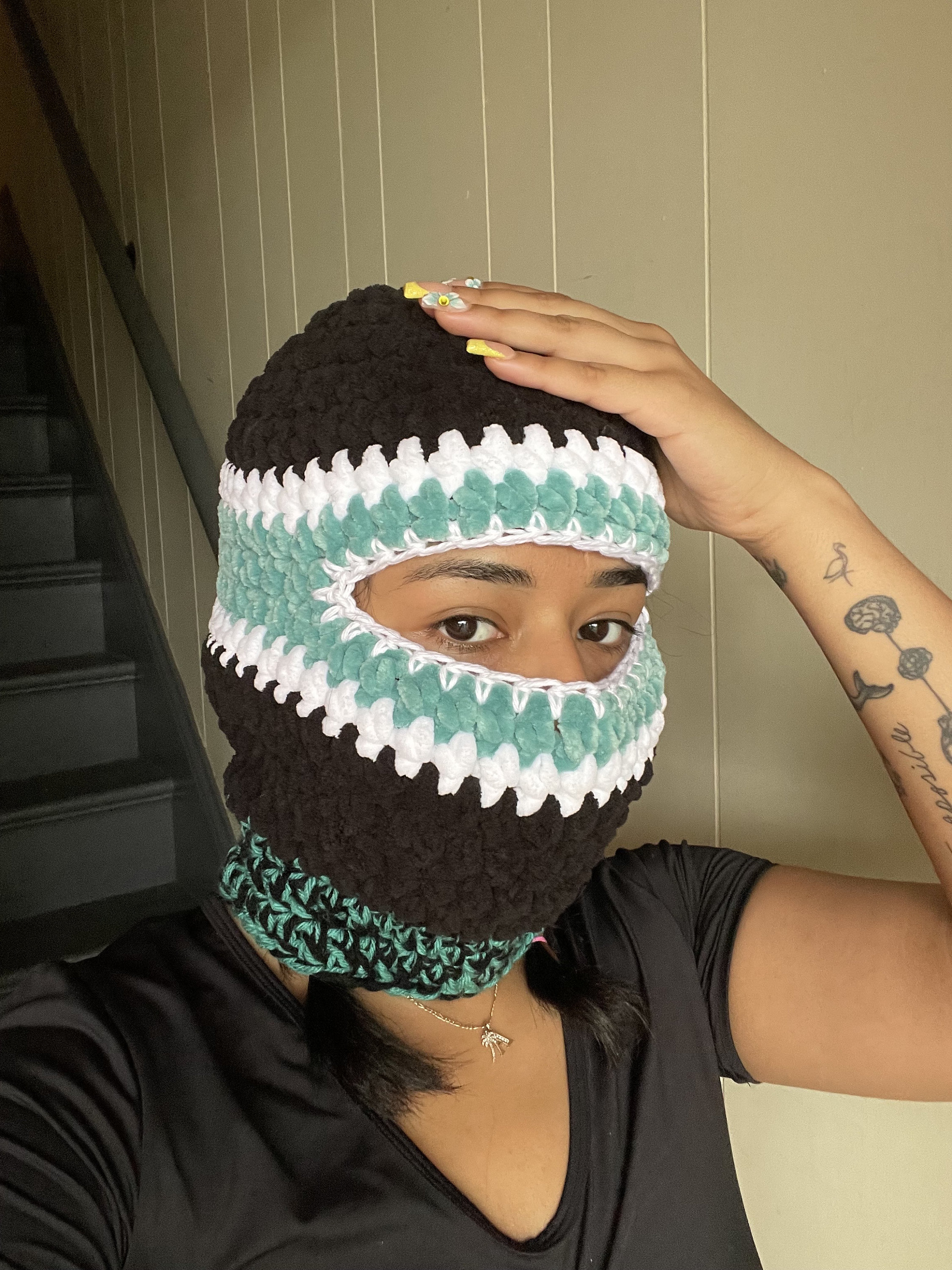 Muichiro Tokito Knitted Ski Mask - Etsy Australia