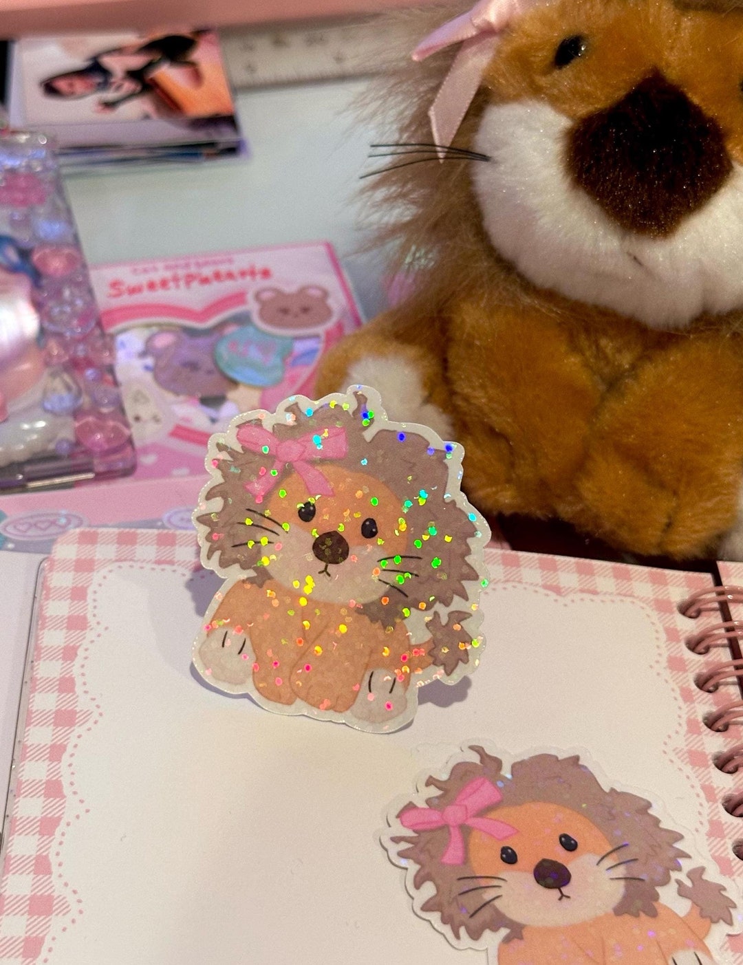 Dan and Phil Lion Plush Sticker! - Etsy