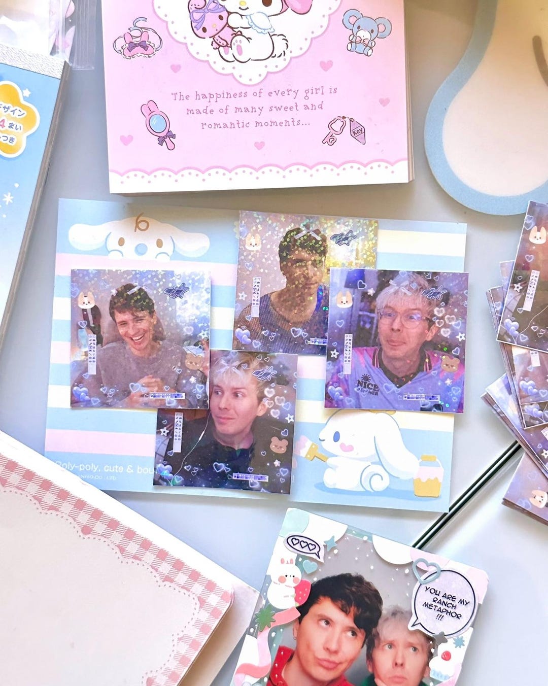 Cute Dan and Phil Mailing Stickers | Purikura Inspired for Photocard ...