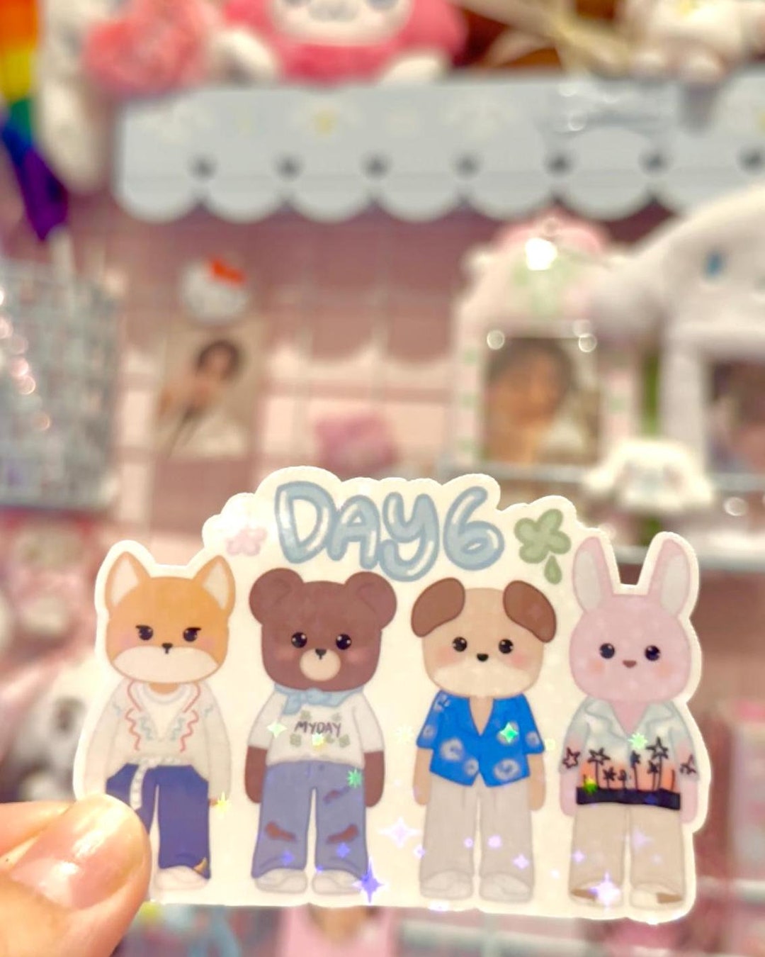 DAY6 Denimalz Calico Critter Sticker - Etsy