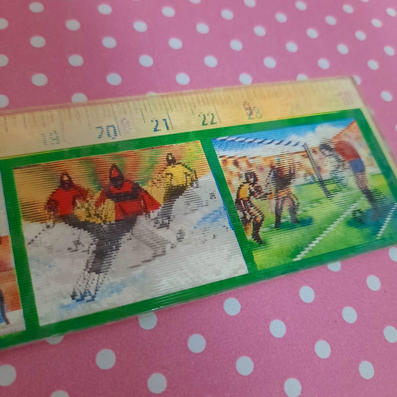 Sporty Holographic Ruler Sports Ruler 80s Stationery - Etsy