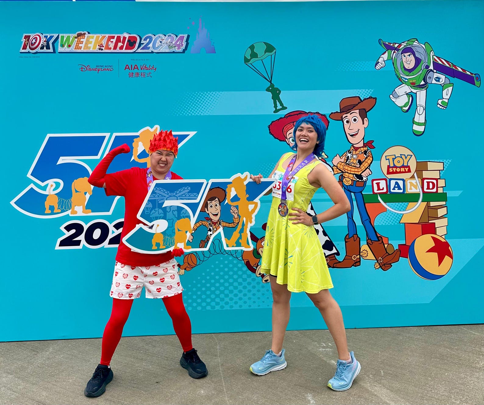 Womens Disney Joy Dress Inside Out Costume Adult Running Dress Skirt ...