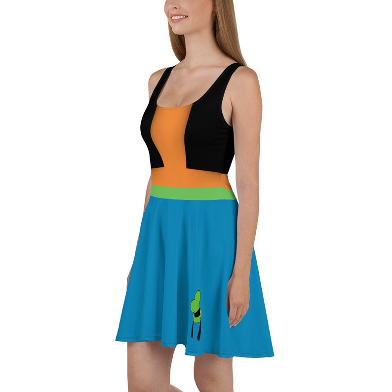 Womens Disney Dress Goofy Dress Disney Bounding Cosplay Costume Running ...