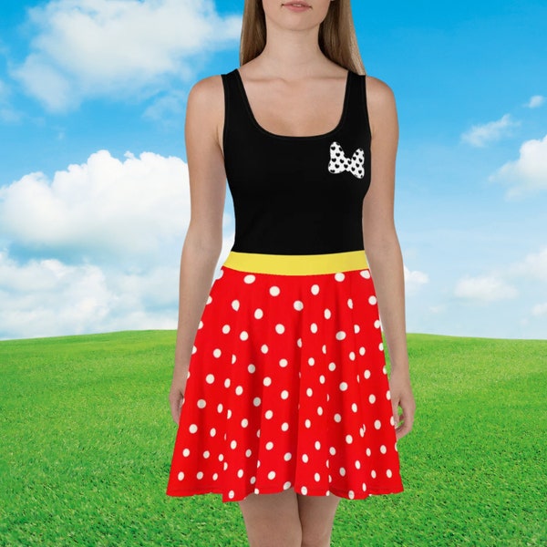 Minnie Mouse Women Dress - Etsy