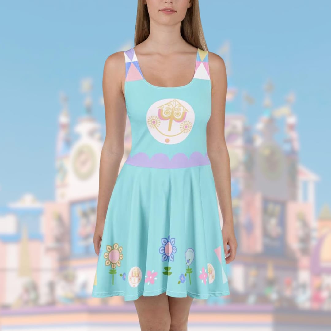Small World Disney Dress Womans Run Disney Cosplay Disney Bounding ...
