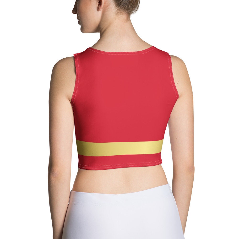 Wonder Woman Cosplay Crop Top Costume Shirt Disney DC Comic Character ...