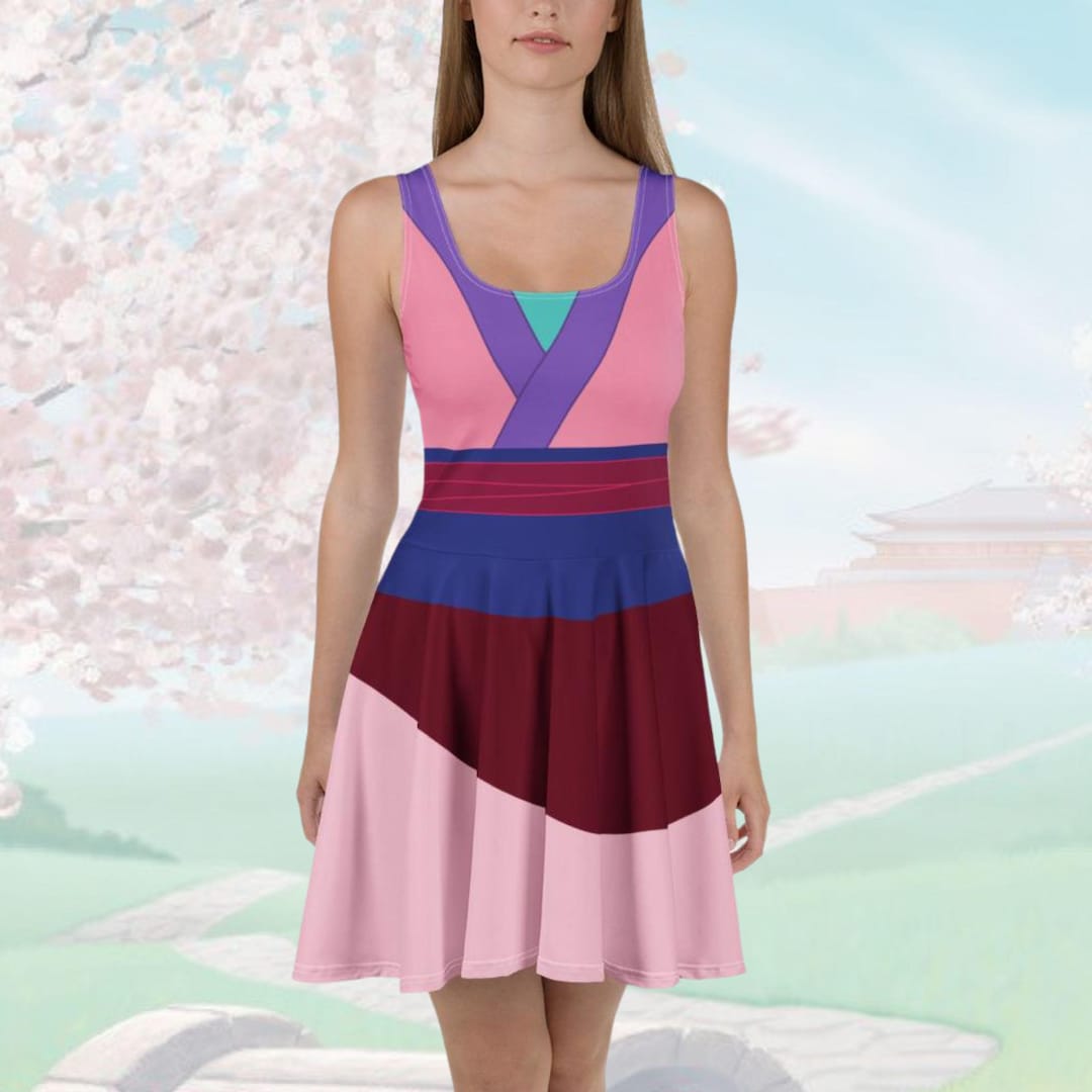 Mulan Dress Womens Disney Cosplay Run Disney Costume Marathon Running ...