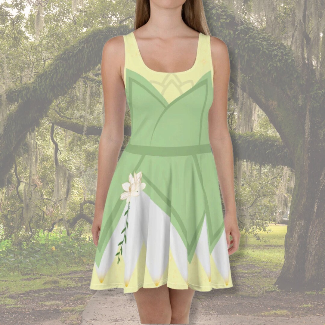 Disney Princess Tiana Dress Womens Adult Running Marathon Outfit Idea ...