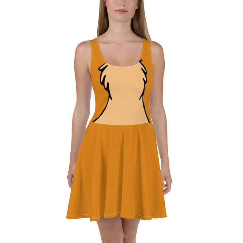 Womens Disney Dress Dale Chipmunk Running Dress Cosplay Chip and Dale ...