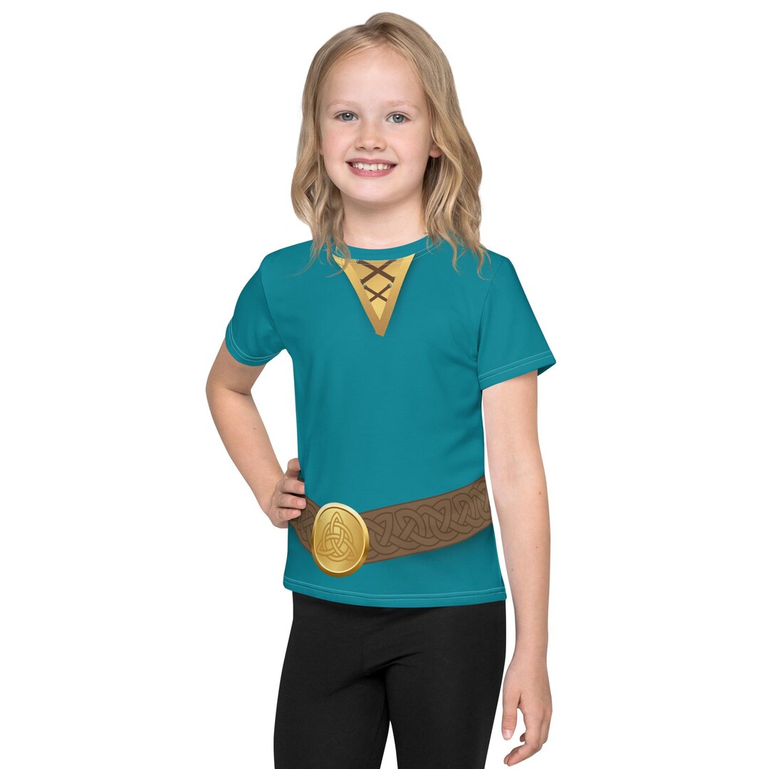 Kids Merida Brave Costume Shirt Disney Cosplay Child Princess Tshirt - Etsy