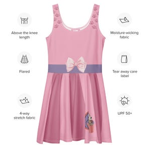 Lady and the Tramp Disney Dress Cosplay Womens Lady Puppy Dress Run ...