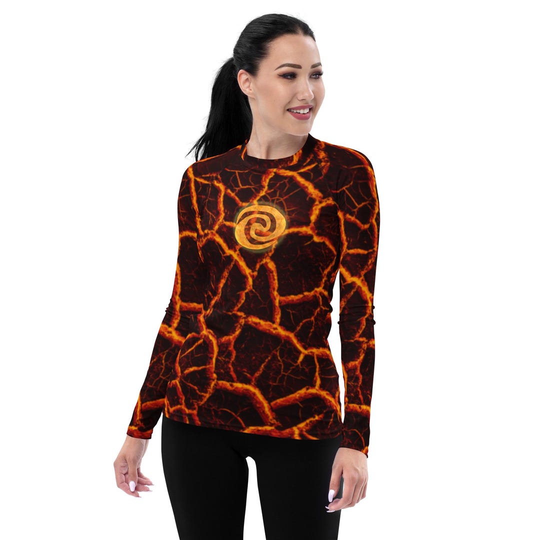 Moana Te Ka Long Sleeve Shirt Womens Disney Costume Te Fiti Lava ...