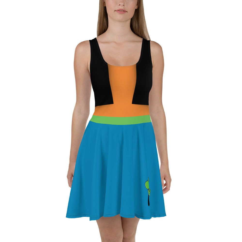 Womens Disney Dress Goofy Dress Disney Bounding Cosplay Costume Running ...