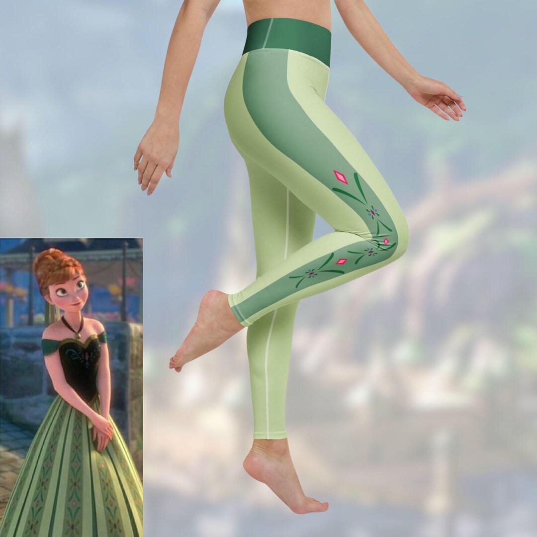 Anna Leggings Run Disney Frozen Athleticwear Cosplay Disney Bounding ...