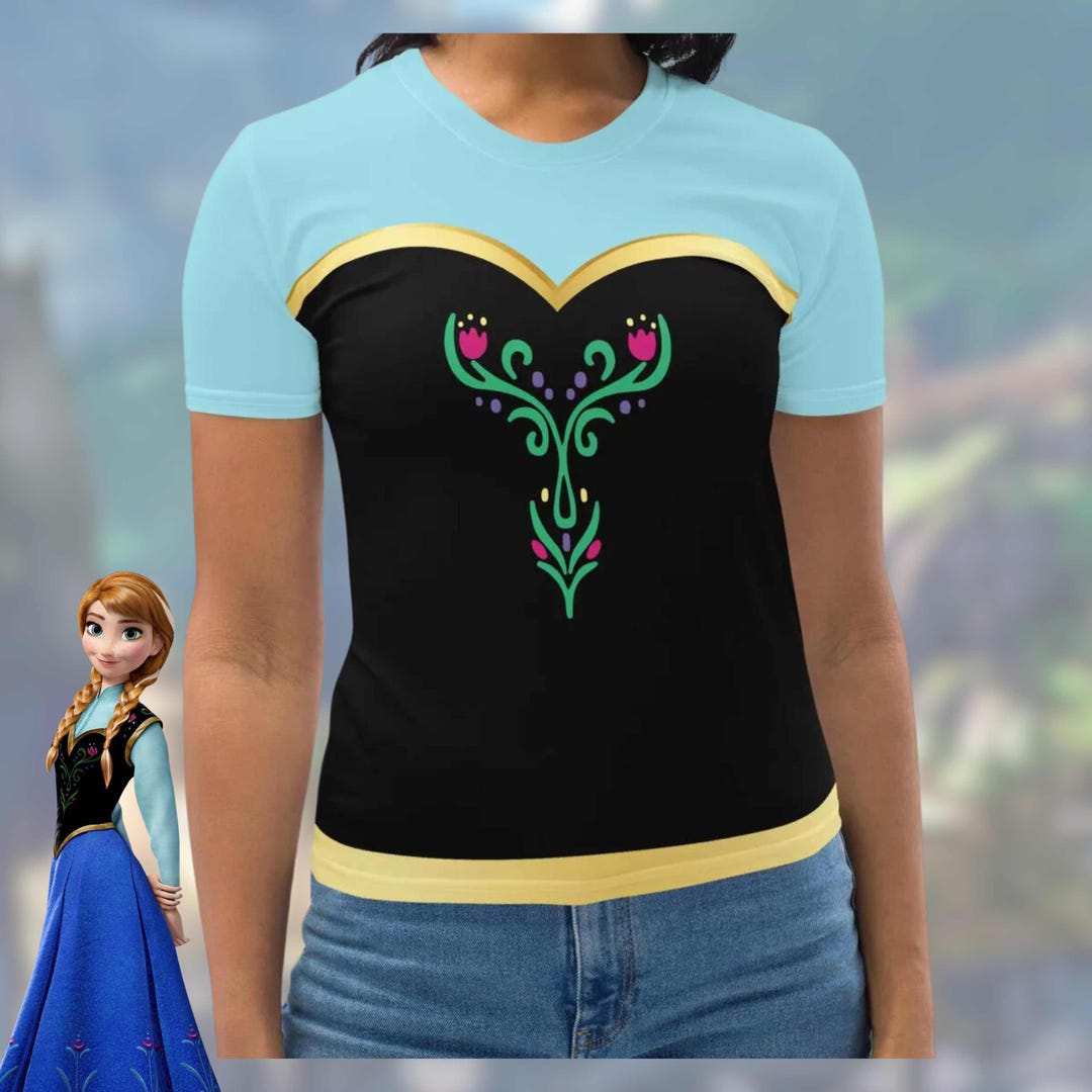 Women's Anna T-shirt Frozen Disney Princess Shirt Disney Bounding ...
