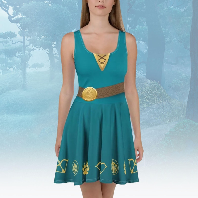 Merida Dress Adult - Etsy