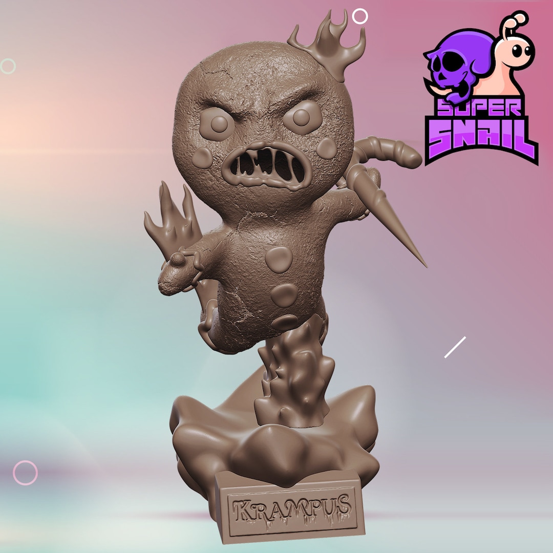 Krampus Gingerbread Man 3 DIGITAL STL FILE - Etsy