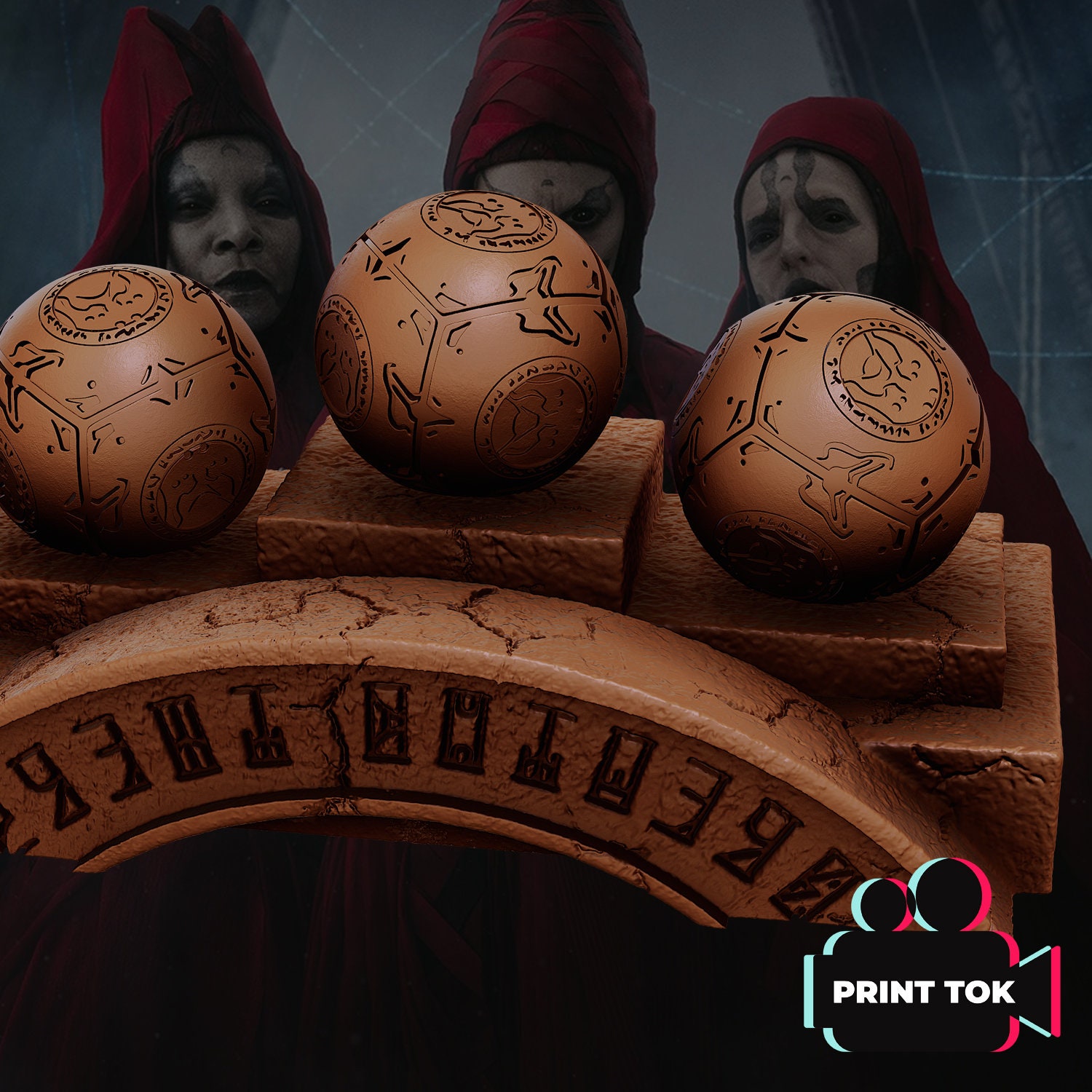 Ahsoka Great Mothers Orbs With Stand DIGITAL STL FILE - Etsy