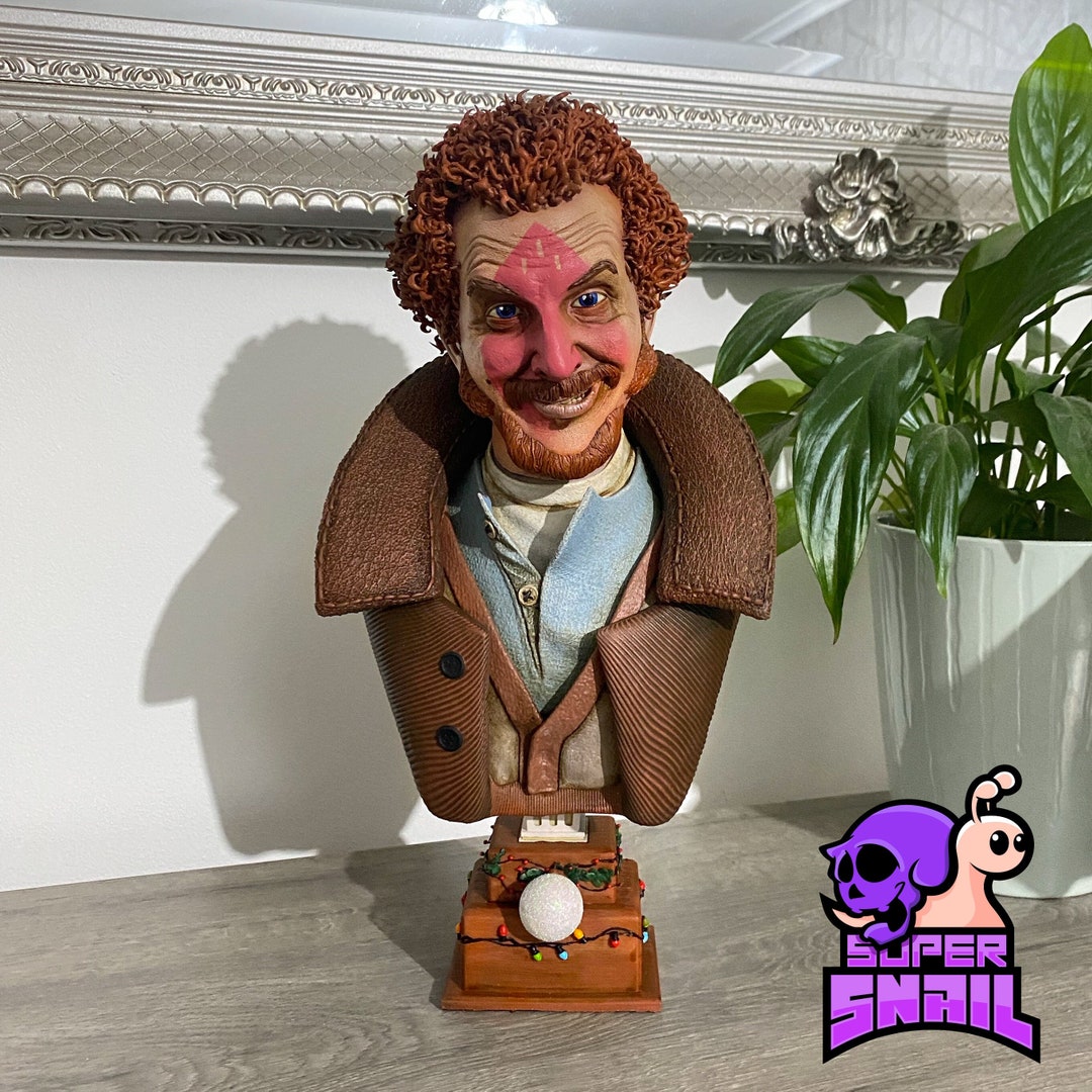 Marv Home Alone Bust Statue - Etsy