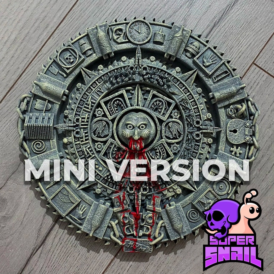 Mini Saw X Aztec Mayan Calendar Display - Etsy UK