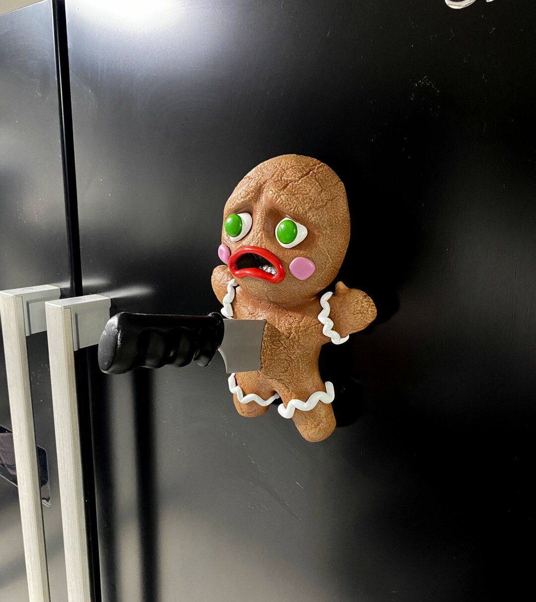 Krampus Gingerbread Man Impaled Etsy