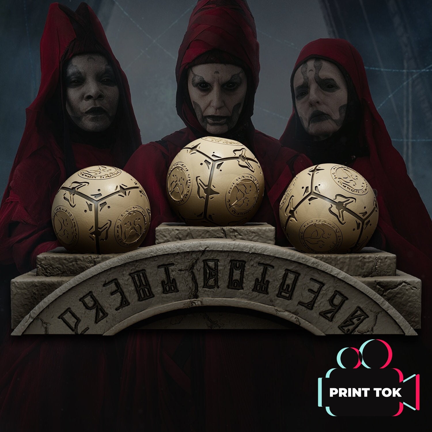 Ahsoka Great Mothers Orbs With Stand DIGITAL STL FILE - Etsy